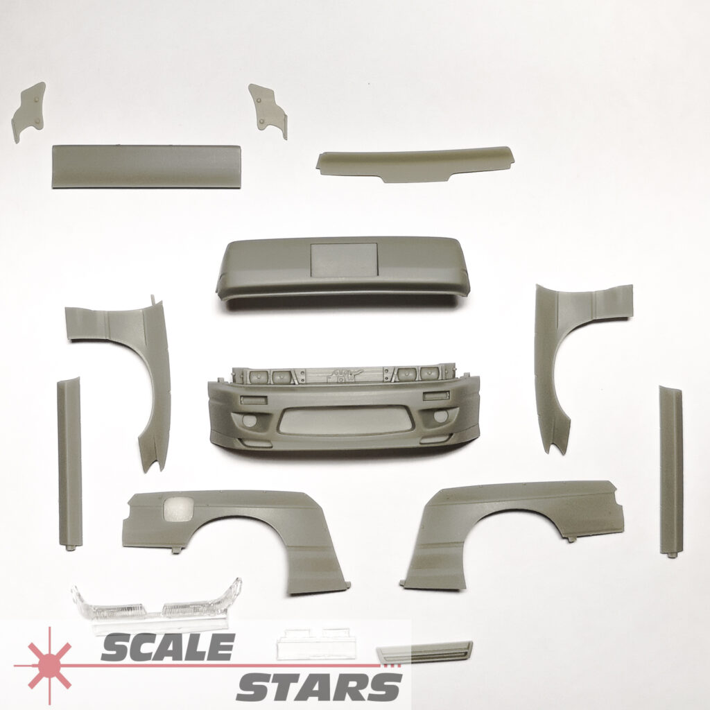 Body kit Pandem V3 for S13 Silvia 1/24 - Scale Stars