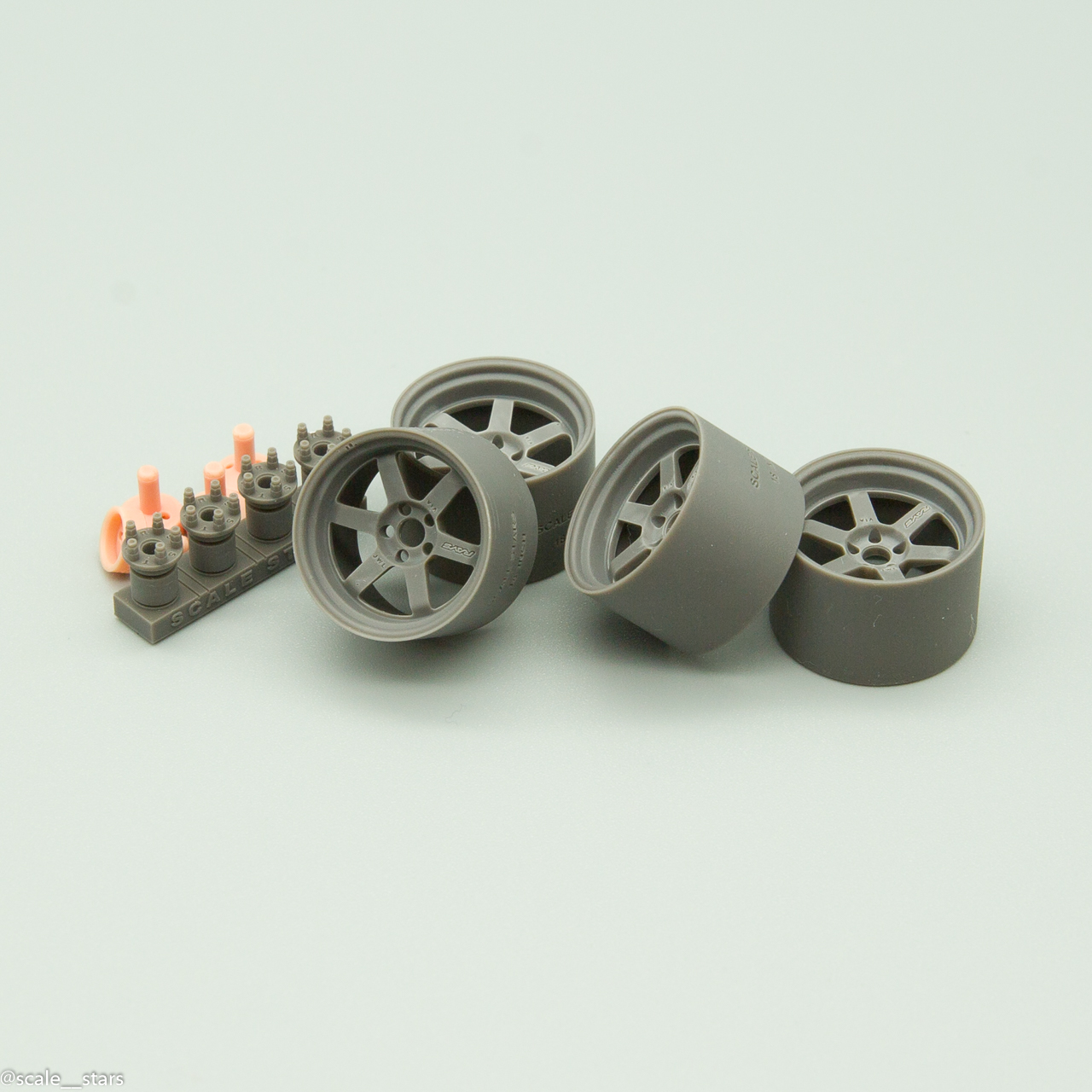 18″ Volk Racing TE37VSL styles 1/24 - Scale Stars