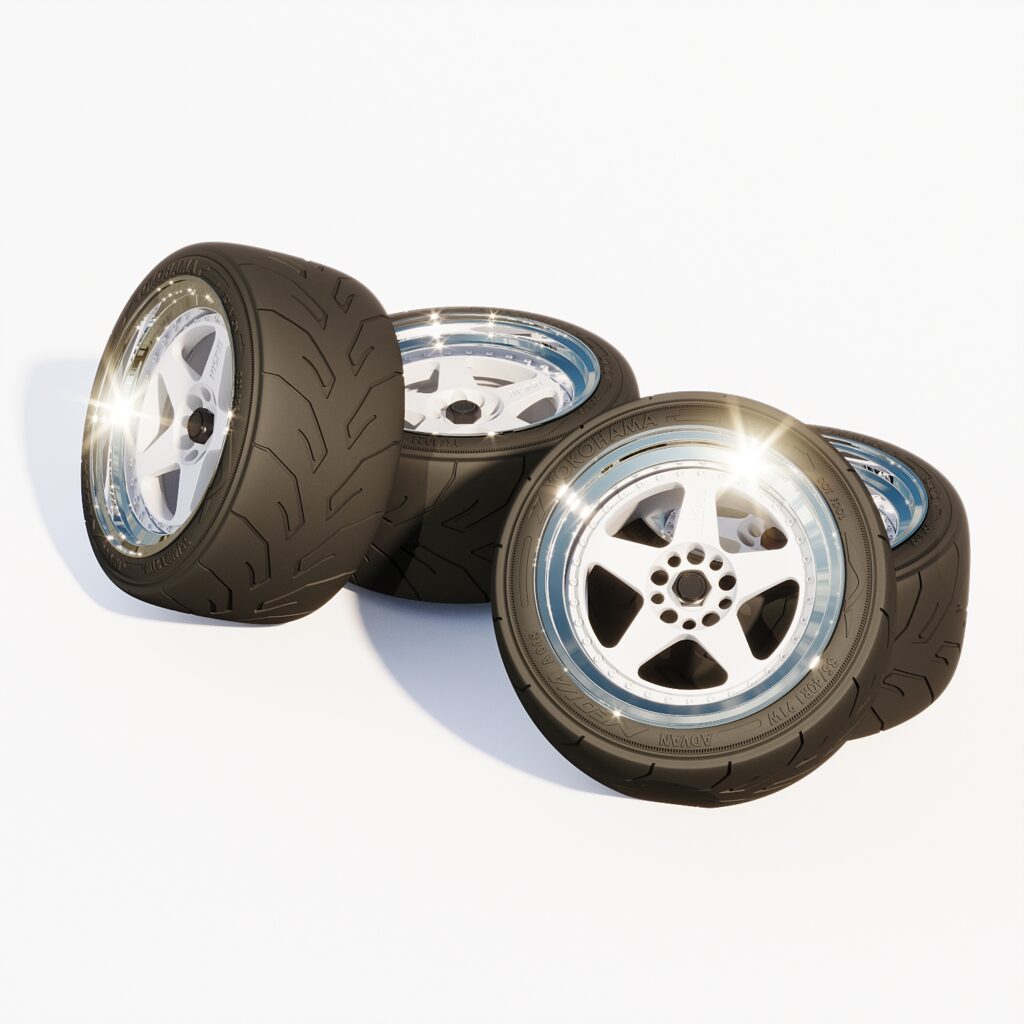 RAYS NISMO LM-GT1 18 inch 1/24 - Scale Stars