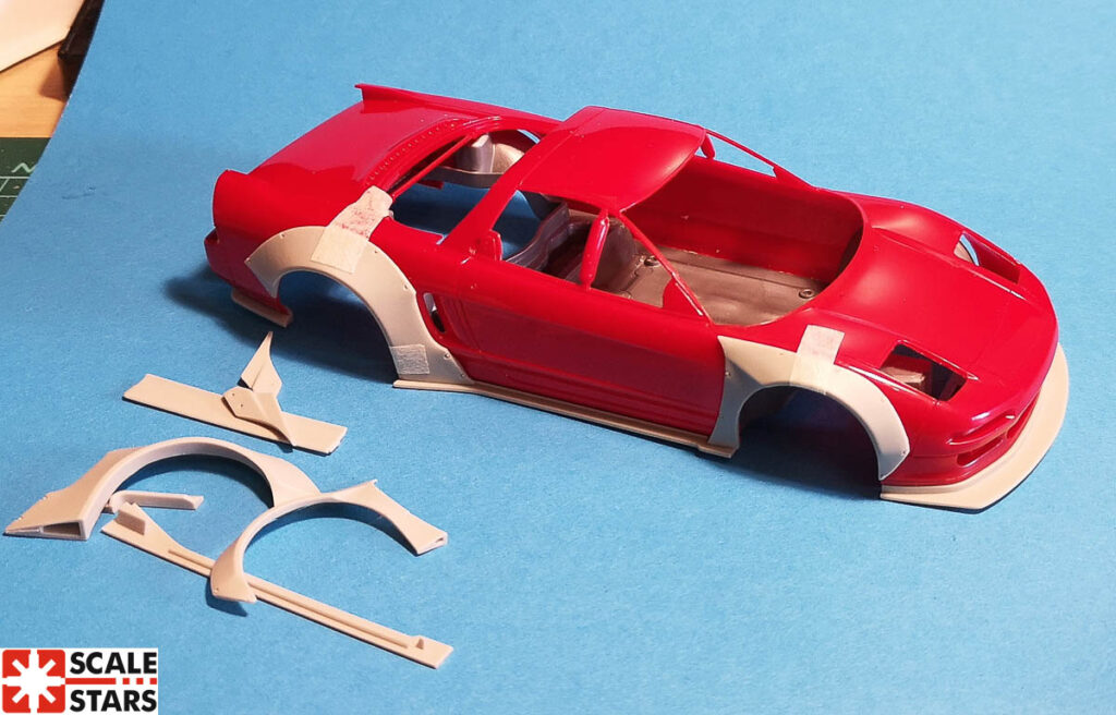 Honda NSX LW body kit - Scale Stars