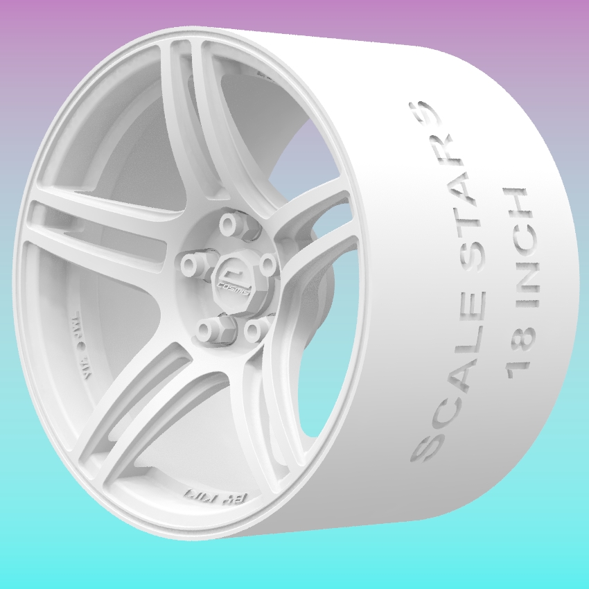 Cosmis Racing S5R 18 inch - Scale Stars