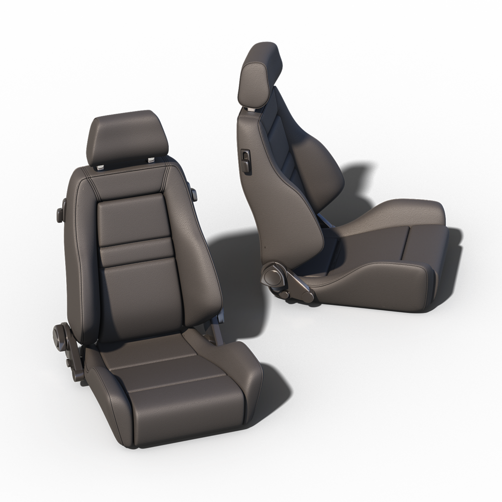 1/24 Car seats RECARO LSC - Scale Stars